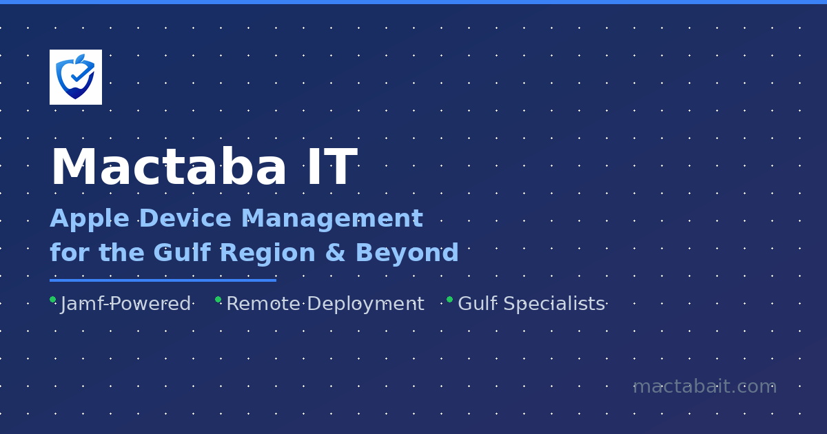 Apple Business Manager: A Complete Setup Guide for IT Admins | Mactaba IT